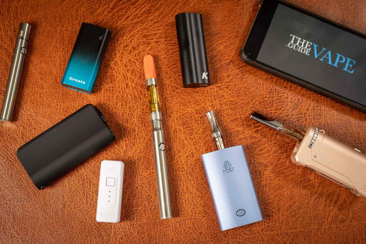Components of a Vape Device - Green Poison